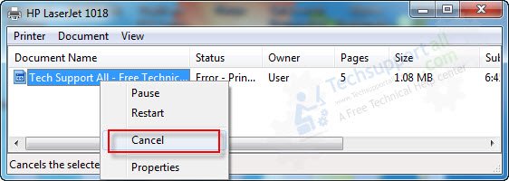 Clear Print Queue In Windows 10 8 7 Solved 