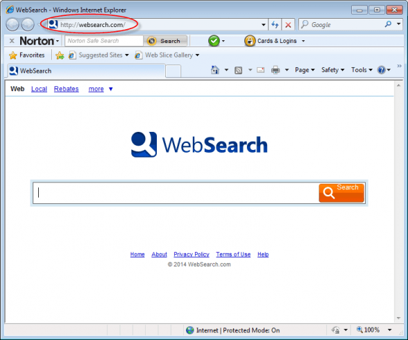제거 방법 WebSearch.com -제거 도움말 | I'm running