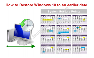 How to Restore Windows 10 to an earlier date (Restore Windows 10)