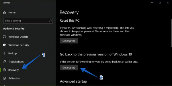 How To Go Back To The Previous Version Of Windows 10 Free Tech Help