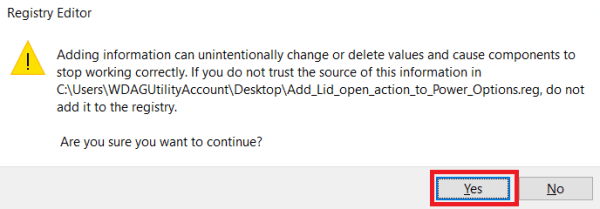 How to Change Laptop Lid Open Action Settings in Windows 10 /11